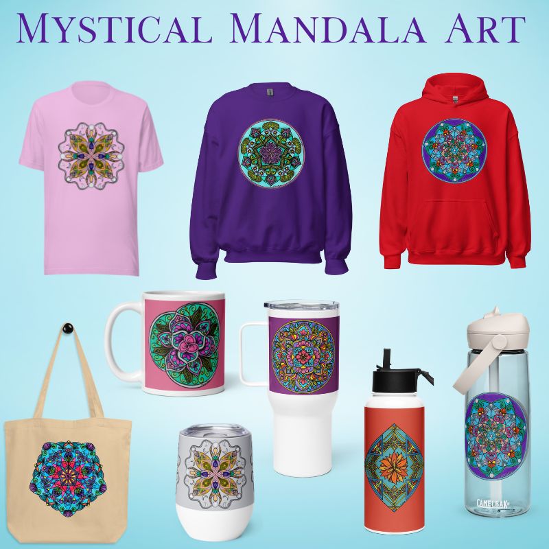Tora’s Mystical Mandala Art Collection | Mandala Tees, Totes, & Mugs ...